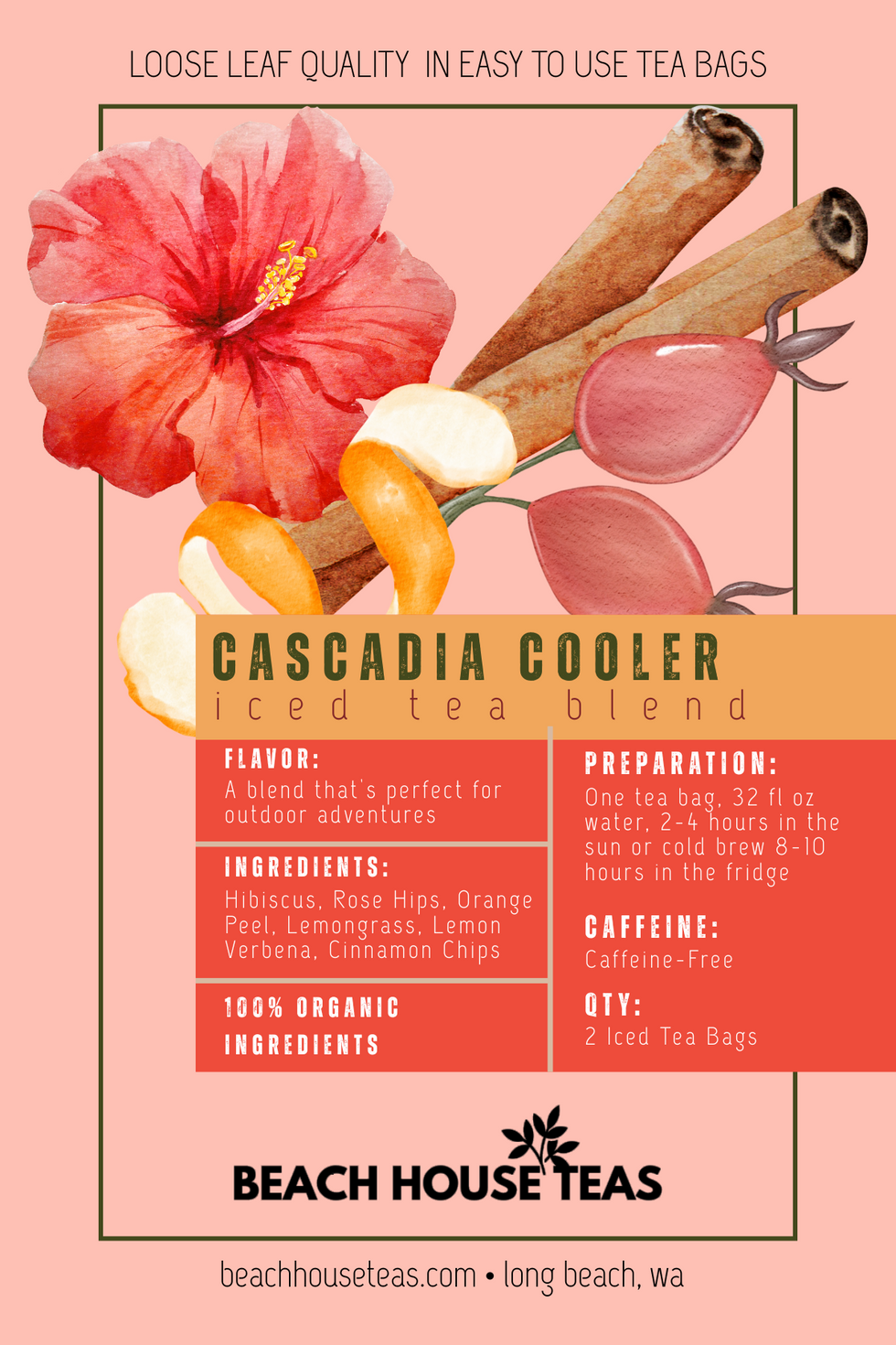 Iced Tea Packets – Beach House Teas